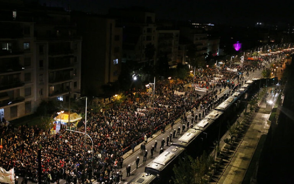Επέτειος Πολυτεχνείου: Ολοκληρώθηκε η πορεία προς την αμερικανική ...
