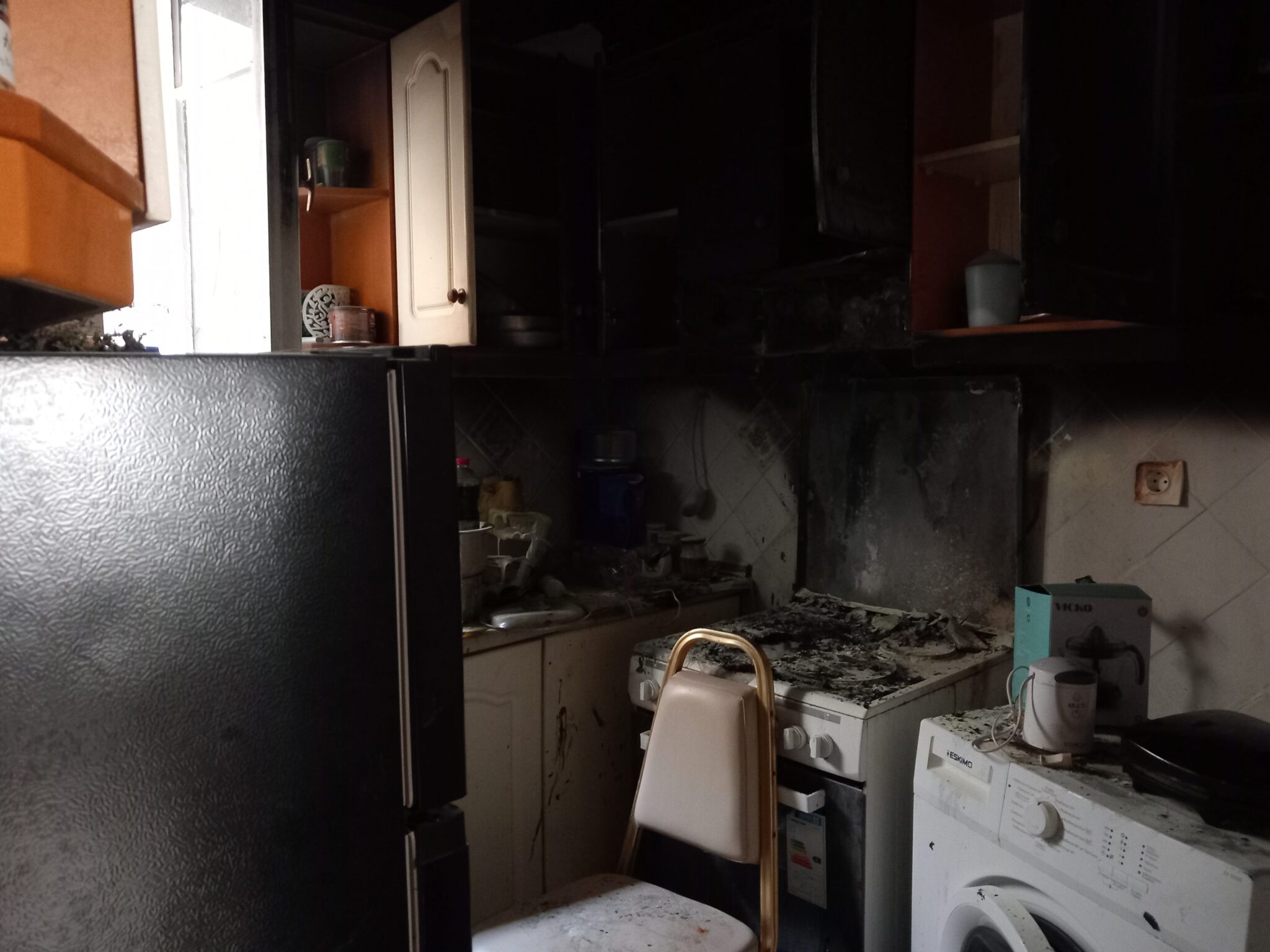 Πυρκαγιά κατέστρεψε κουζίνα σπιτιού στην οδό Μητροπόλεως - Ερμής